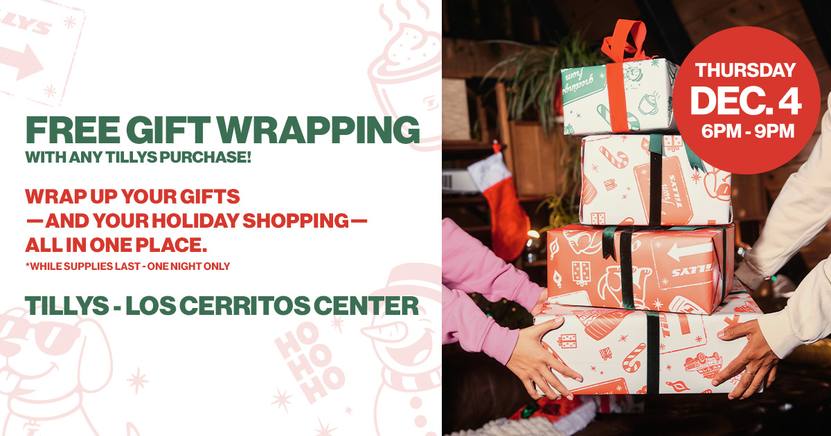 Ended Free Gift Wrapping Event Los Cerritos Center Tillys Blog